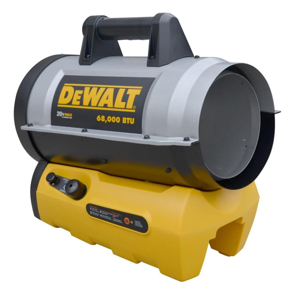 Stay Warm and Safe: Discover the DEWALT® Cordless Propane Heater