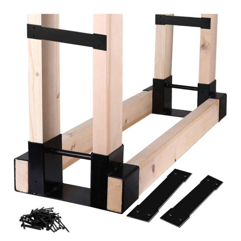 Heavy-Duty Firewood Log Brackets: Customizable and Durable Storage Solution