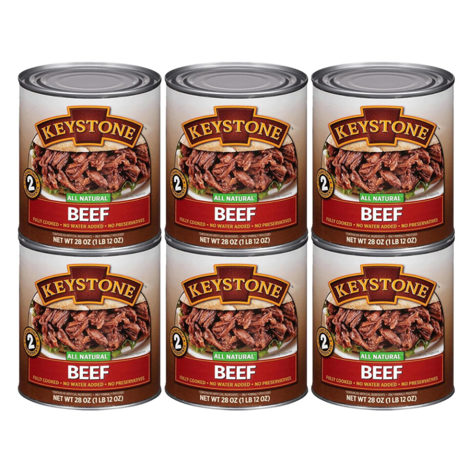 Keystone Beef: Fully Cooked & Ready for Emergency Meal Prep