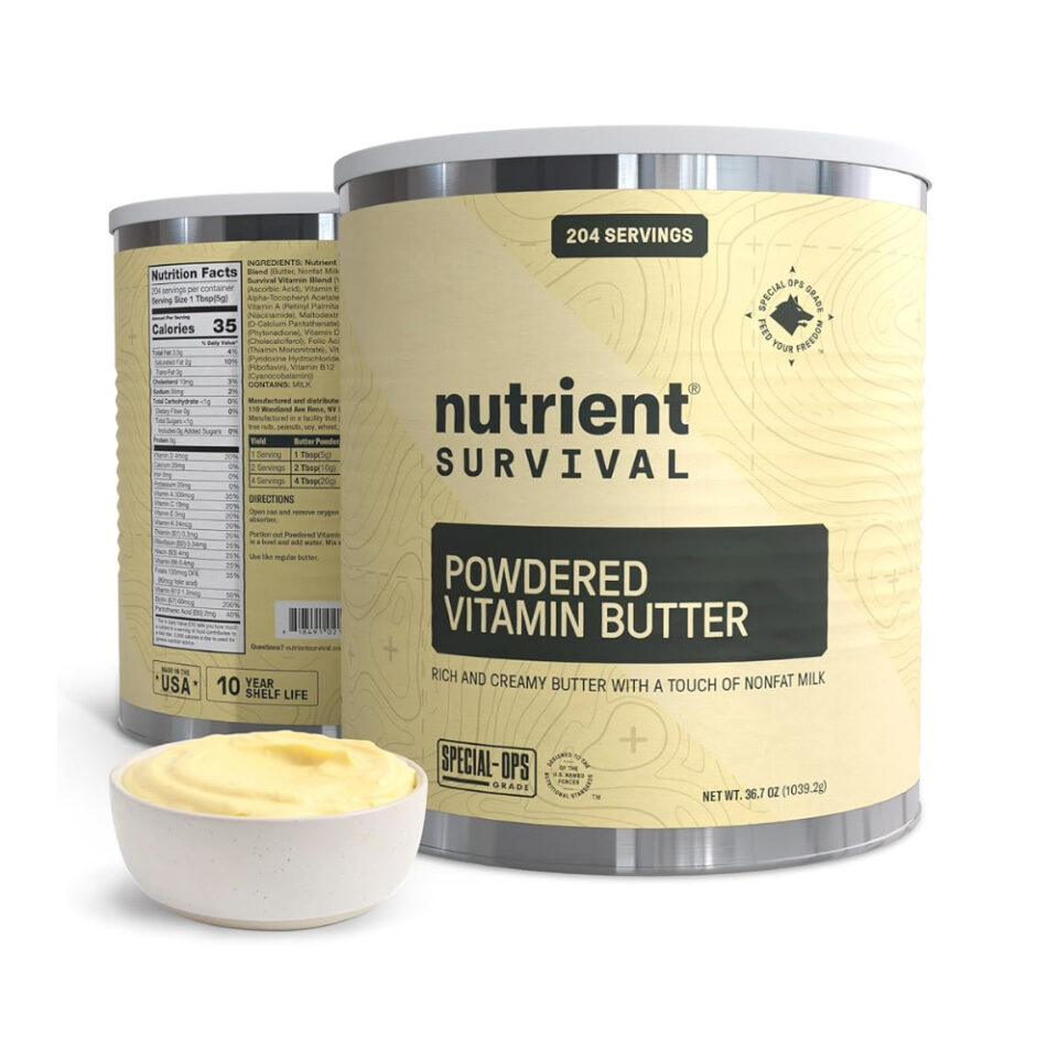 Nutrient Survival Powdered Vitamin Butter: Nutrient-Dense & Long-Lasting