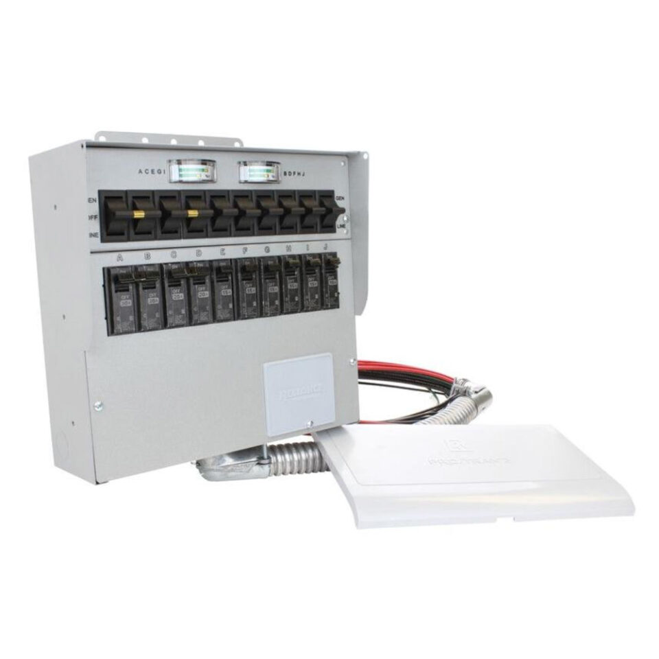 Pro/Tran 2 50-Amp 10-Circuit Manual Transfer Switch | UL Listed