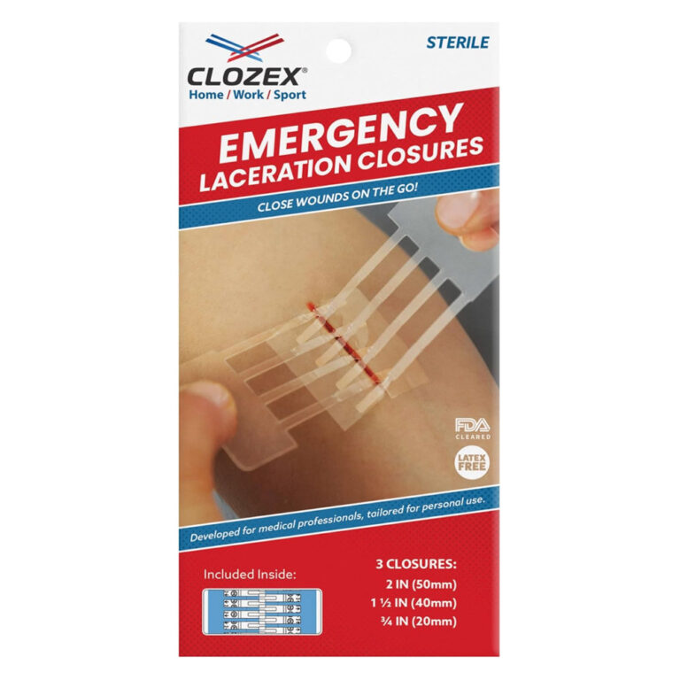 Clozex Closures - 3 Pack, Non-Invasive Wound Closure System