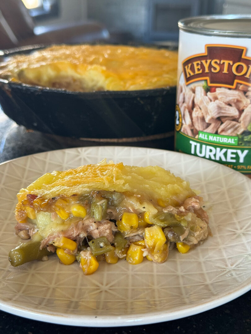 Thanksgiving Turkey Shepherd’s Pie with Keystone Canned Turkey