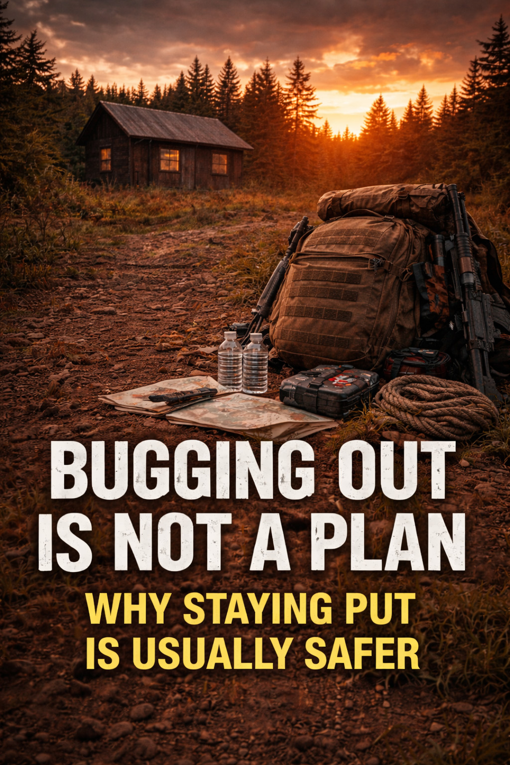 Why Bugging Out Early Is One of the Biggest Preparedness Mistakes