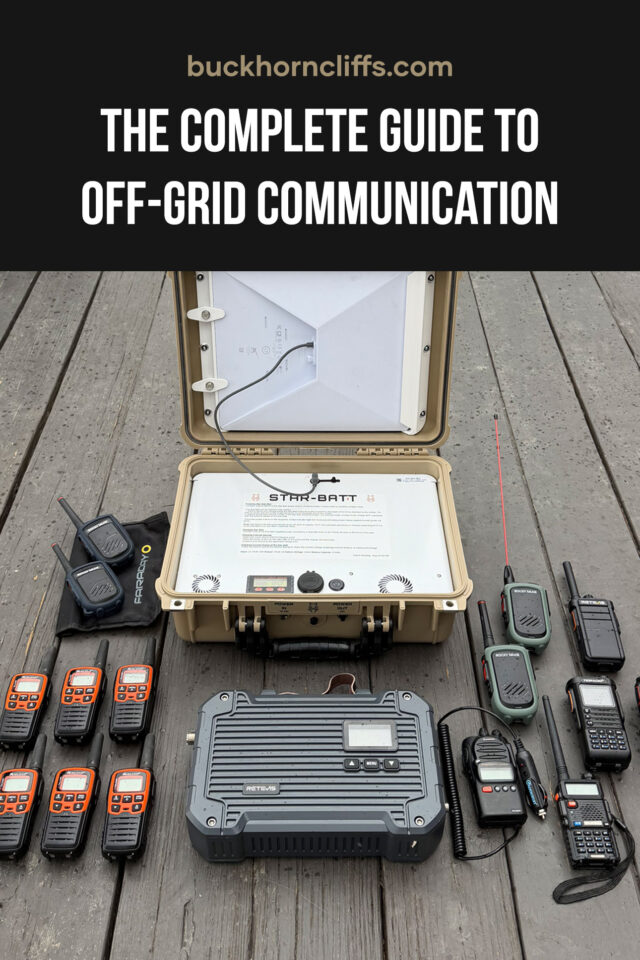 The Complete Guide to Off-Grid Communication (No Cell Service Required)