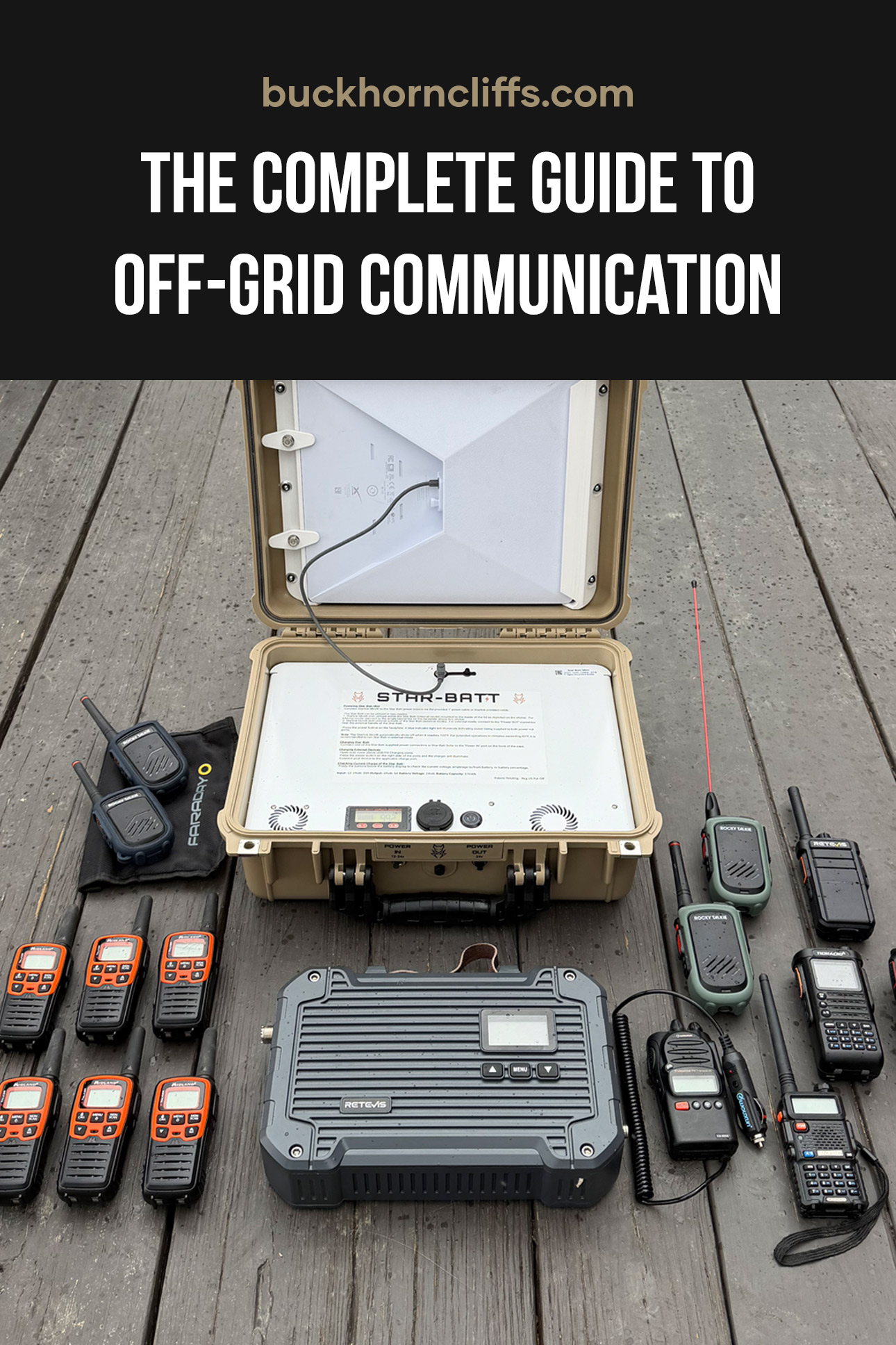 The Complete Guide to Off-Grid Communication (No Cell Service Required)